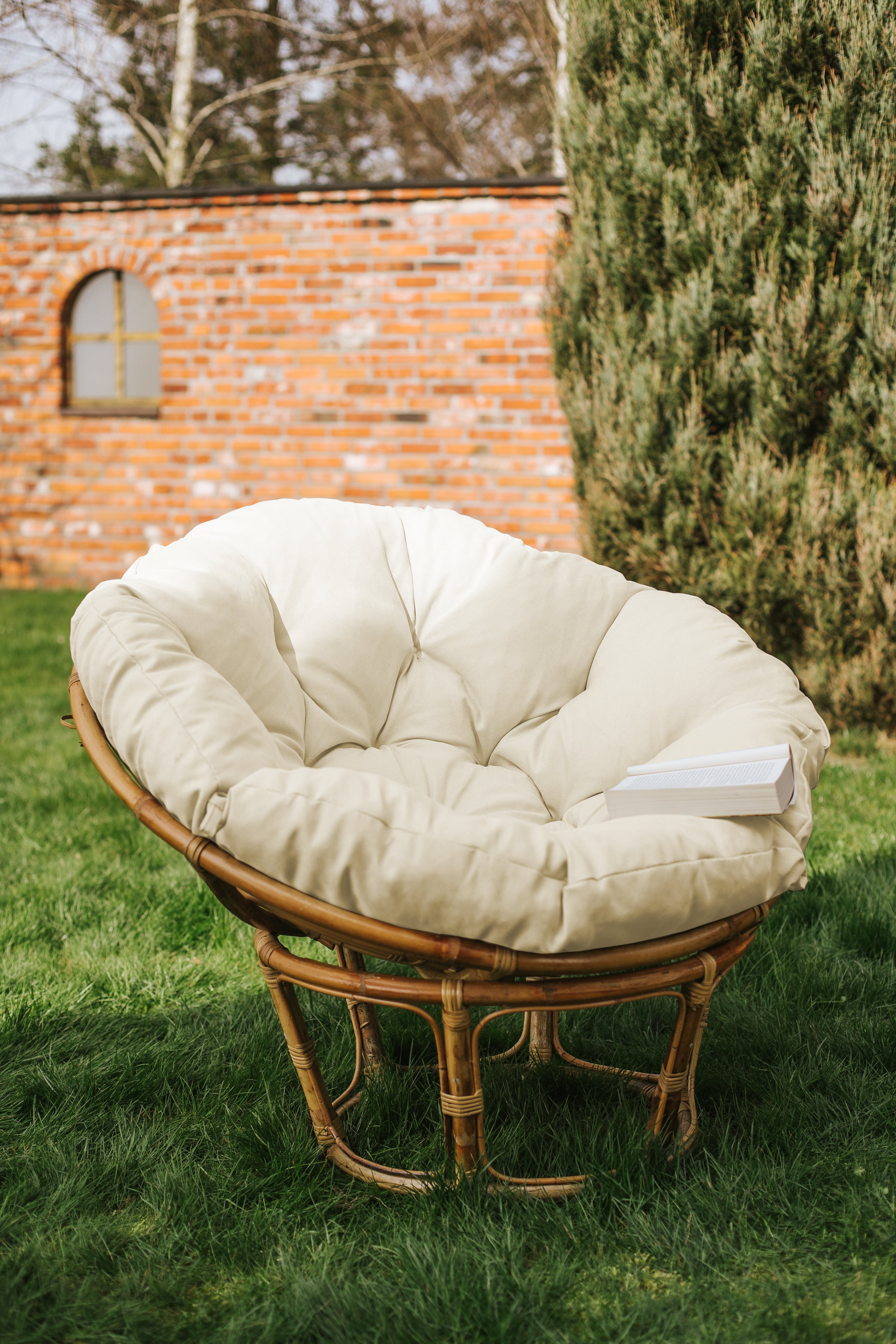 Papasan auf Papasansessel auf Rattansessel Auflage Sesselkissen Garten – chillypilley